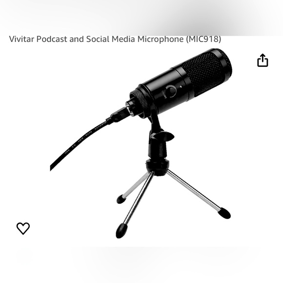 Vivitar | Media | Vivitar Podcast And Social Media Microphone | Poshmark